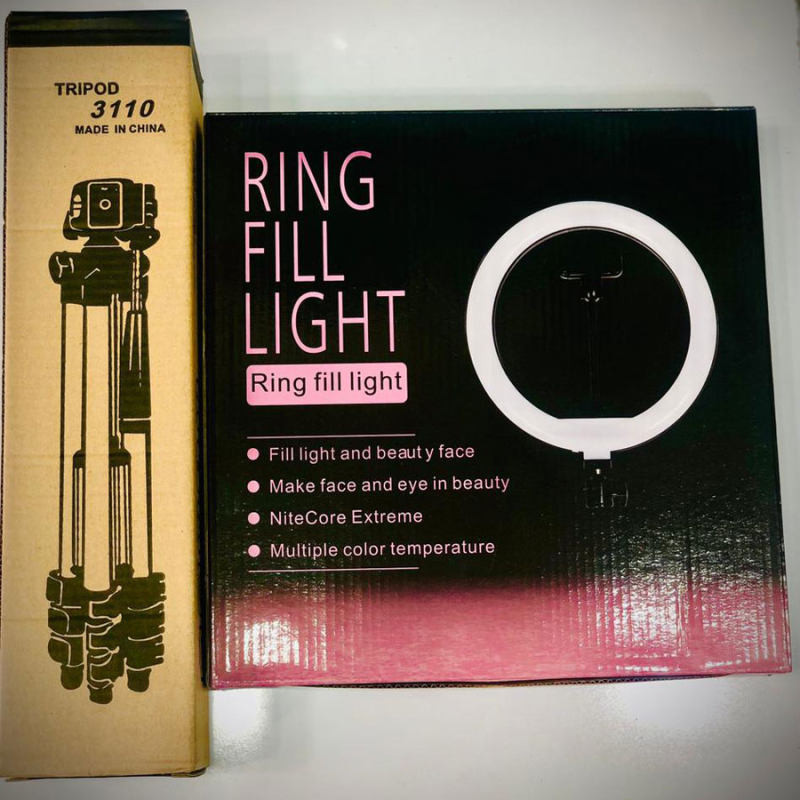 قیمت و خرید رینگ لایت مدل QS_DX_110 به همراه سه پایه