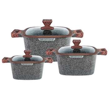 قیمت و خرید سرویس قابلمه 6 پارچه زیو مدل Z-8350-22