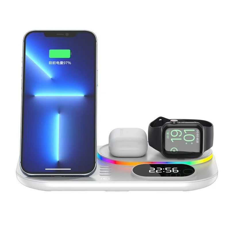 قیمت و خرید شارژر رومیزی موکسوم مدل MX-ST08 4in1