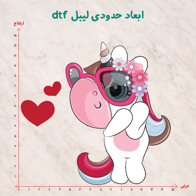قیمت و خرید استیکر پارچه و لباس مدل dtf طرح یونیکورن کد H15.448 مجموعه 4 عددی