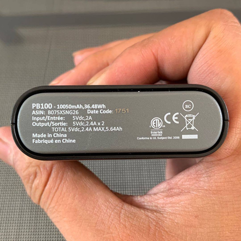 قیمت و خرید پاوربانک آمازون بیسیکس مدل PB100 ظرفیت 10000 میلی آمپر ساعت