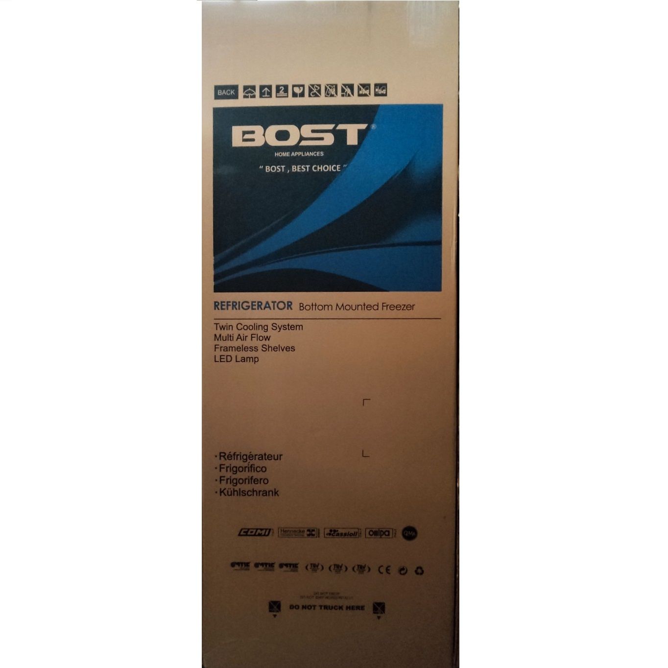 قیمت و خرید یخچال و فریزر 24 فوت بست مدل BRB-241-13