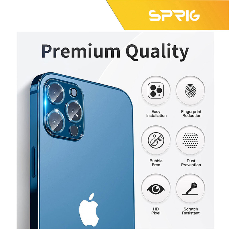 قیمت و خرید محافظ لنز دوربین اسپریگ مدل SH-SPG مناسب برای گوشی موبایل اپل iPhone 13 Pro / 13 Pro Max
