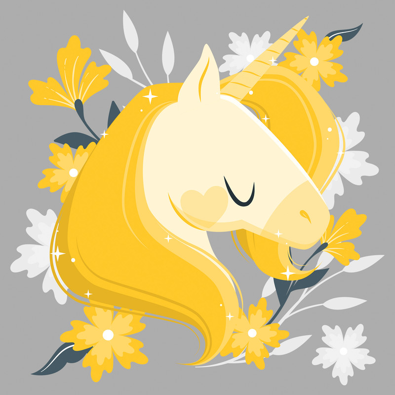 قیمت و خرید استیکر پارچه و لباس مدل dtf طرح یونیکورن کد H20.431 مجموعه 6 عددی