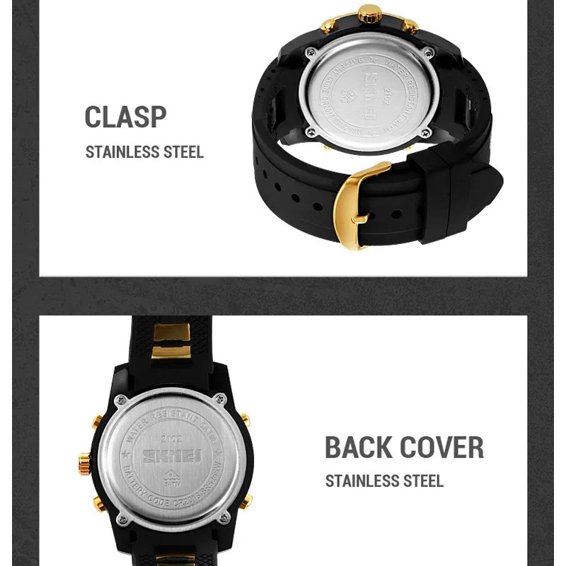 قیمت و خرید ساعت مچی عقربه‌ای مردانه اسکمی مدل 2102 GD