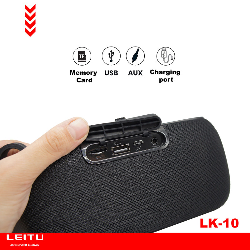 قیمت و خرید اسپیکر بلوتوثی قابل حمل لیتو مدل PORTABE SPEAKER LEITU LK-10