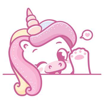 قیمت و خرید استیکر پارچه و لباس مدل dtf طرح یونیکورن کد H20.472 مجموعه 3 عددی