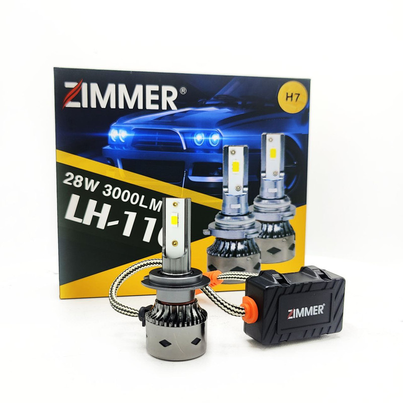 قیمت و خرید لامپ هدلایت زیمر مدل LH-110 پایه H7 بسته دو عددی