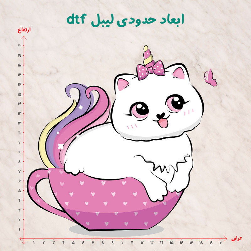 قیمت و خرید استیکر پارچه و لباس مدل dtf طرح یونیکورن کد H20.204 مجموعه 3 عددی