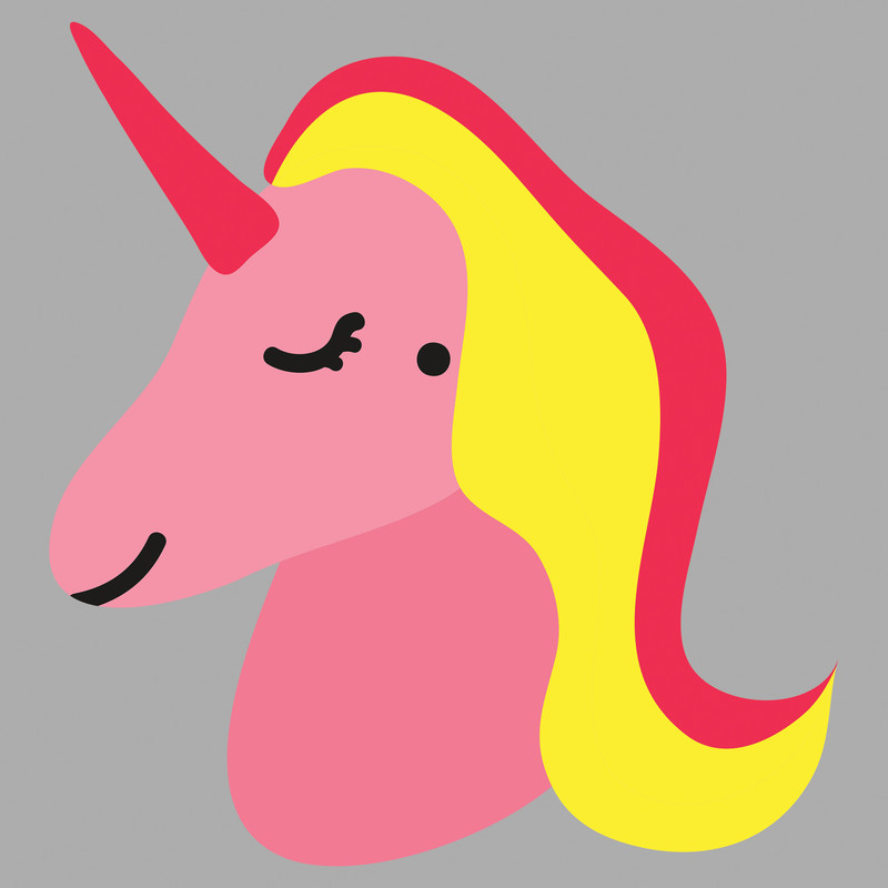 مشخصات، قیمت و خرید استیکر پارچه و لباس مدل dtf طرح یونیکورن کد H15.300 مجموعه 12 عددی | دیجی‌کالا