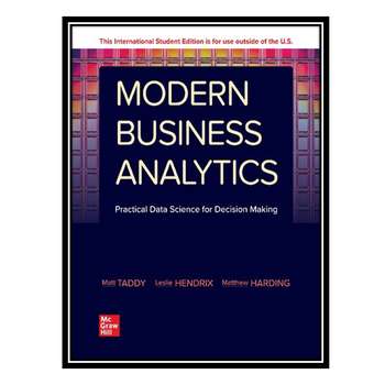 قیمت و خرید کتاب Modern Business Analytics: Practical Data Science for Decision-making اثر Matt ...