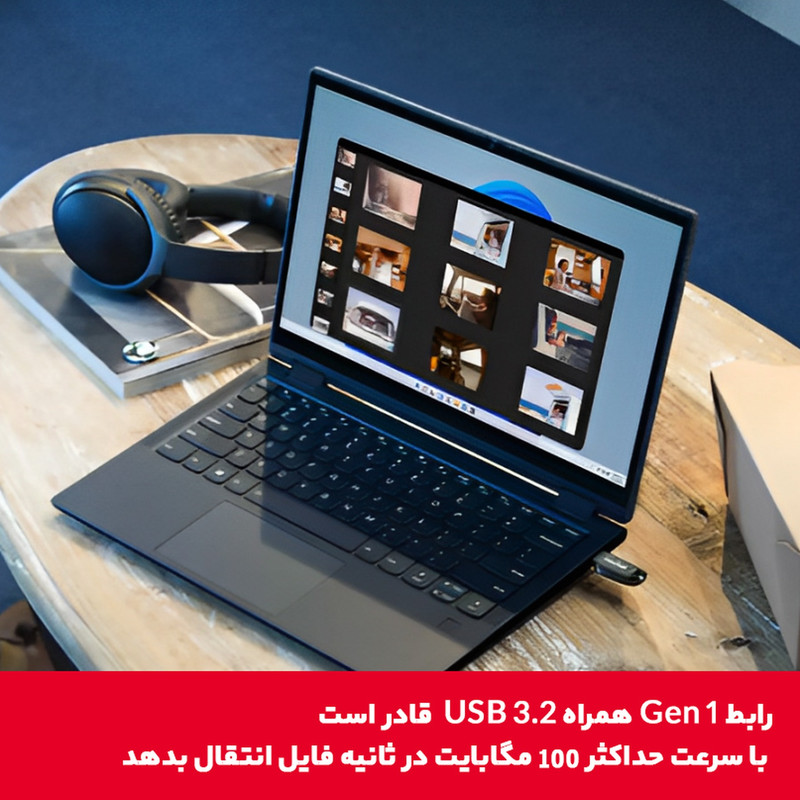 قیمت و خرید فلش مموری سن دیسک مدل CZ550 CURVE USB3.2 ظرفیت 32 گیگابایت