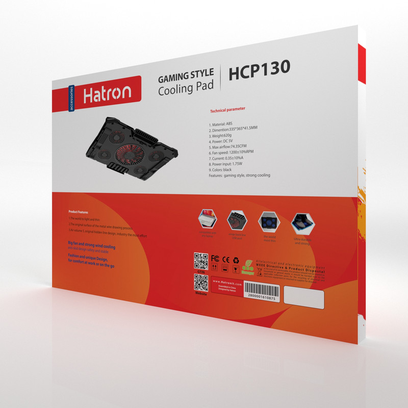 قیمت و خرید پایه خنک کننده لپ تاپ هترون مدل HCP130