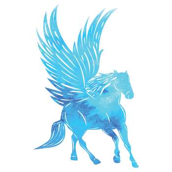 قیمت و خرید استیکر پارچه و لباس مدل dtf طرح یونیکورن کد H20.1027 مجموعه ...