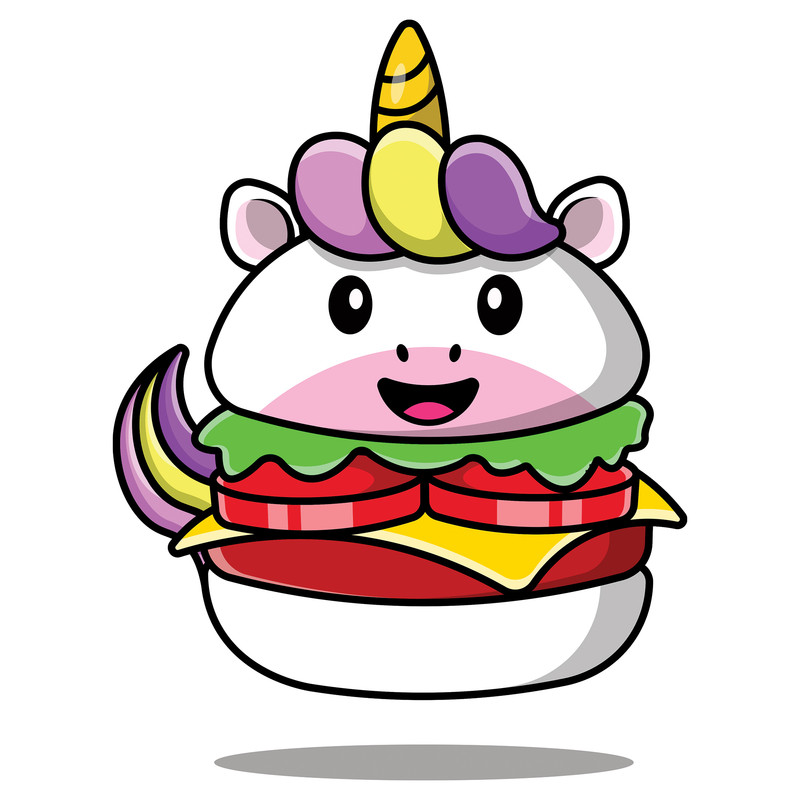 قیمت و خرید استیکر پارچه و لباس مدل dtf طرح یونیکورن کد H20.697 مجموعه 3 عددی