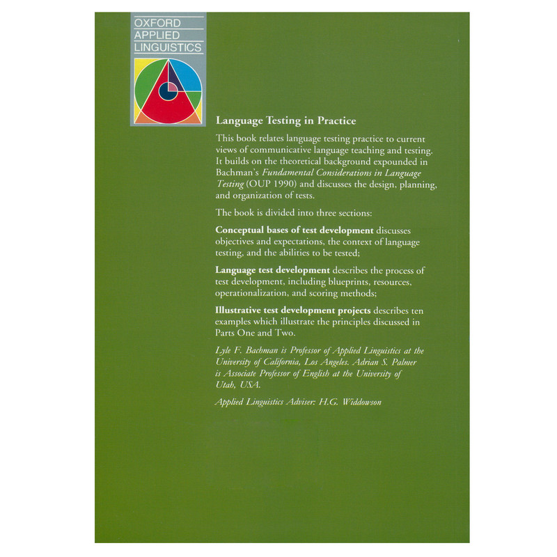 قیمت و خرید کتاب Language Testing in Practice اثر Lyle F. Bachman و ...