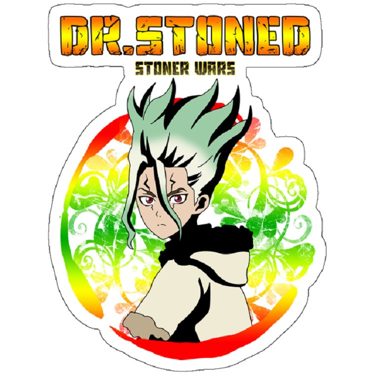 قیمت و خرید استیکر لپ تاپ مدل Dr Stone - Senju Stoned Stoner Wars