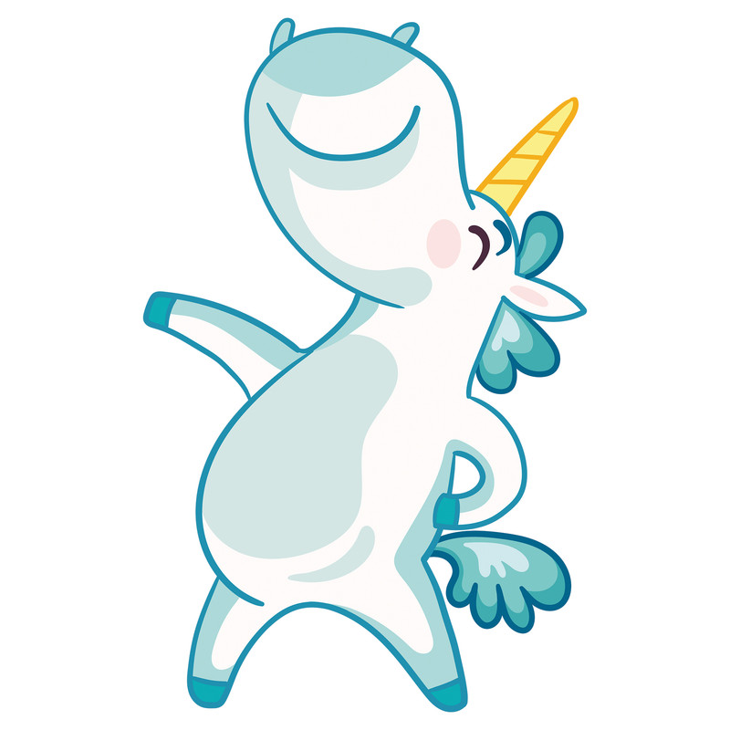 قیمت و خرید استیکر پارچه و لباس مدل dtf طرح یونیکورن کد H20.692 مجموعه 3 عددی