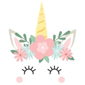 قیمت و خرید استیکر پارچه و لباس مدل dtf طرح یونیکورن کد H20.106 مجموعه 3 عددی