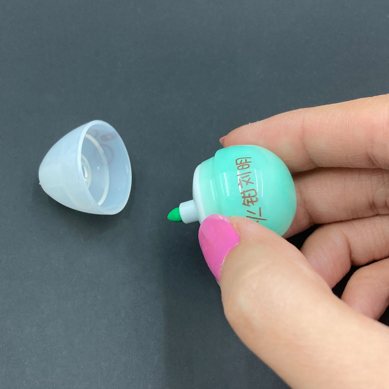 قیمت و خرید ماژیک علامت گذار طرح تخم مرغی کد shs-503 بسته 6 عددی