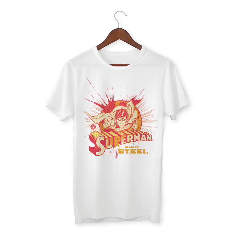 قیمت و خرید تیشرت آستین کوتاه مردانه مدل سوپرمن کد MMMS50