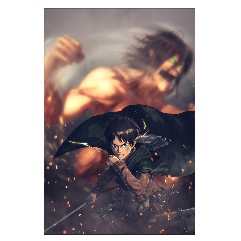 قیمت و خرید پوستر مدل ارن ییگر Eren yeager طرح انیمه Attack on titan کد 247