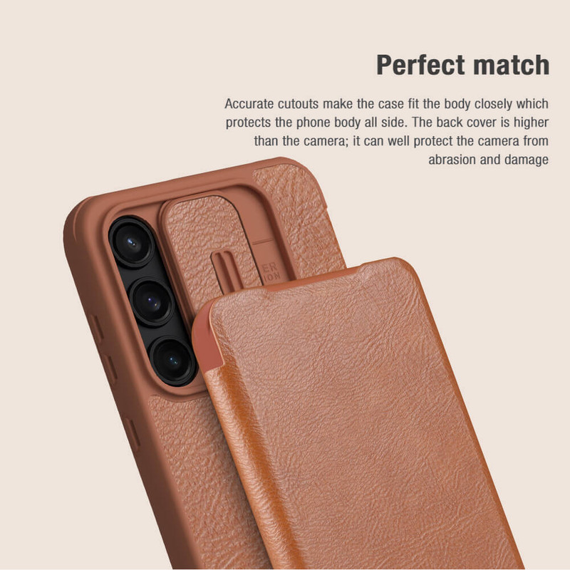 قیمت و خرید کیف کلاسوری نیلکین مدل Qin Pro Leather مناسب برای گوشی