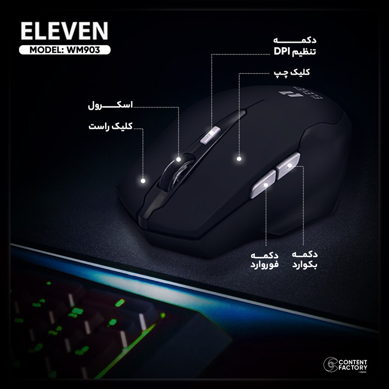 قیمت و خرید ماوس بی سیم ایلون مدل WM903