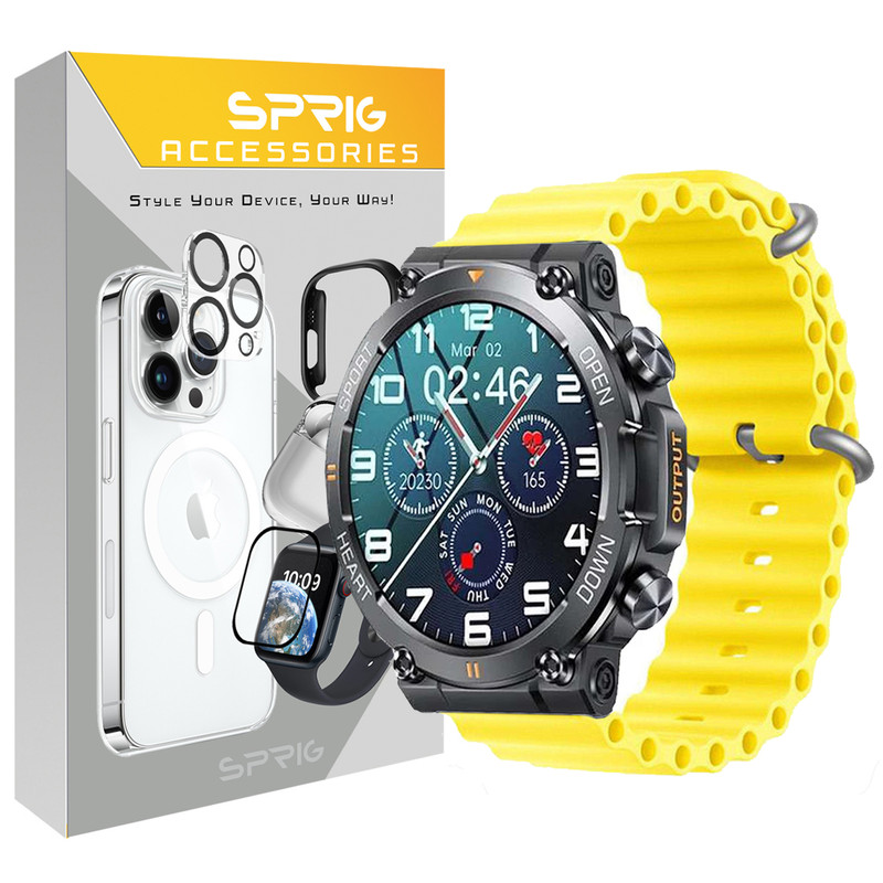 قیمت و خرید بند اسپریگ مدل Ocean مناسب برای ساعت هوشمند هپی تاچ K59 ...