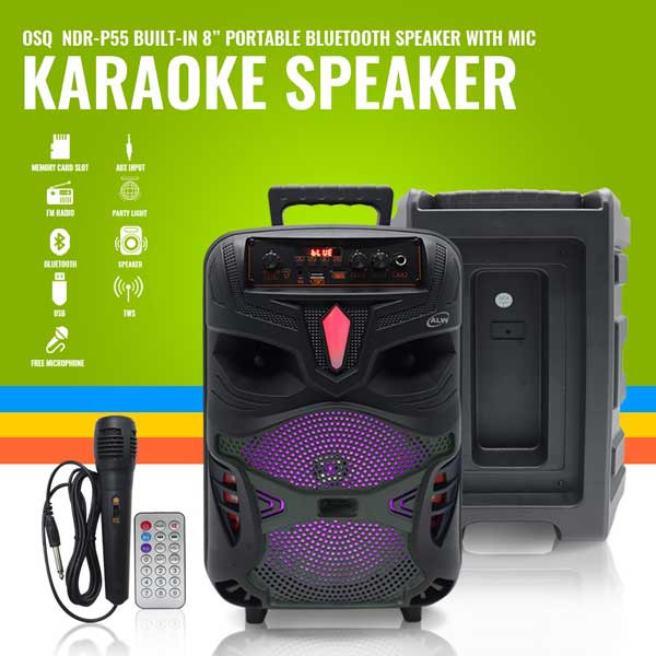 قیمت و خرید اسپیکر بلوتوثی قابل حمل ای ال دبلیو مدل NDR-P55