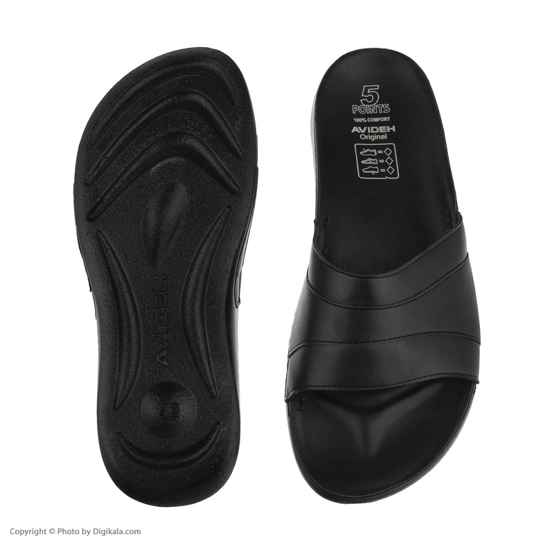 قیمت و خرید دمپایی مردانه آویده کد AV - 0101101 رنگ مشکی