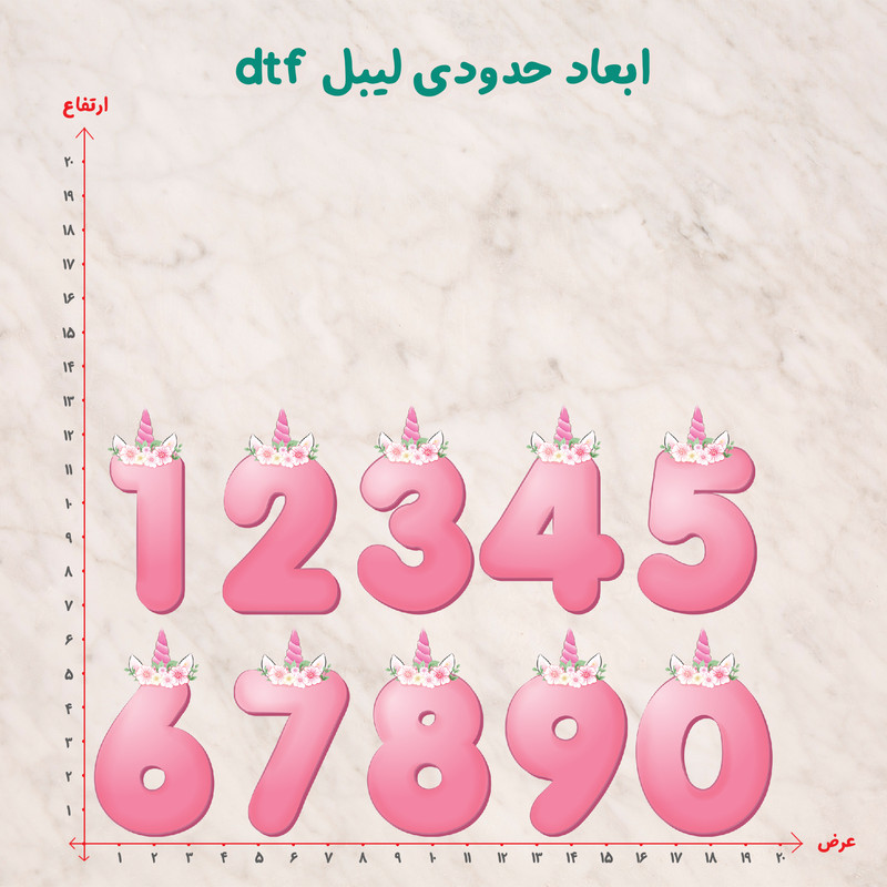 قیمت و خرید استیکر پارچه و لباس مدل dtf طرح یونیکورن کد H20.179 مجموعه 6 عددی