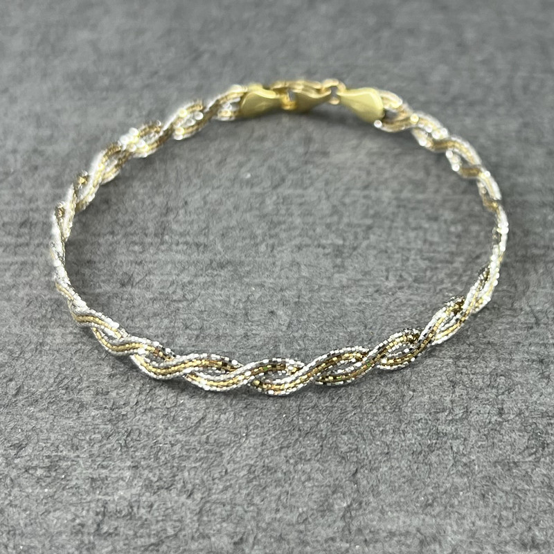 قیمت و خرید دستبند النگویی طلا 18 عیار زنانه دوست خوب مدل dk093