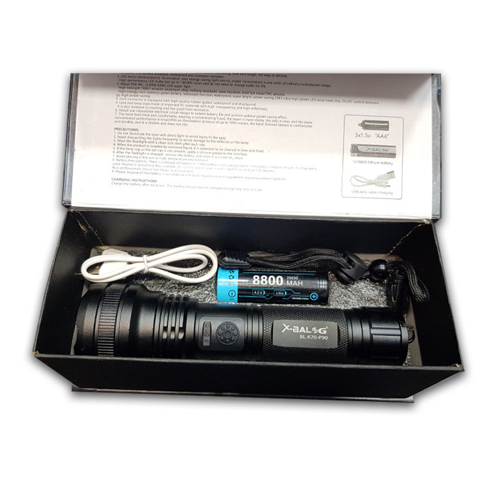 قیمت و خرید چراغ قوه ایکس بلاگ مدل BL-K70-P90