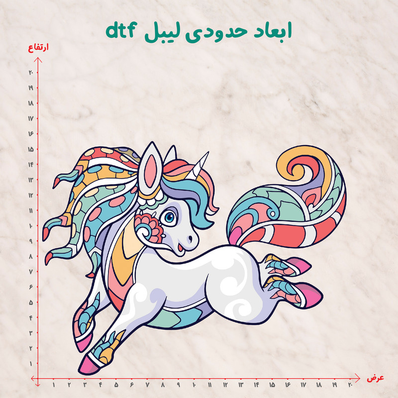 مشخصات، قیمت و خرید استیکر پارچه و لباس مدل dtf طرح یونیکورن کد H20.184 مجموعه 6 عددی | دیجی‌کالا