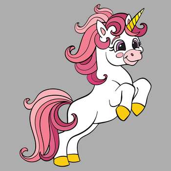 قیمت و خرید استیکر پارچه و لباس مدل dtf طرح یونیکورن کد H15.681 مجموعه 4 عددی