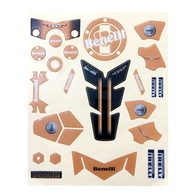 قیمت و خرید برچسب بدنه موتورسیکلت مدل 58all مجموعه 18 عددی