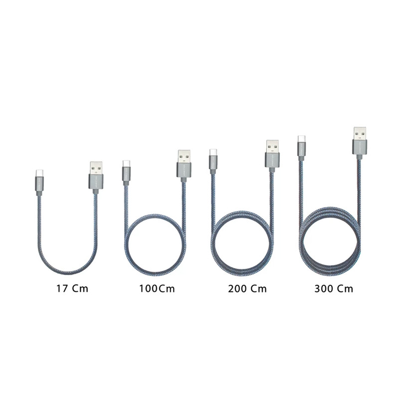 قیمت و خرید کابل تبدیل USB به USB - C کلومن مدل KD - 19 مجموعه 4 عددی
