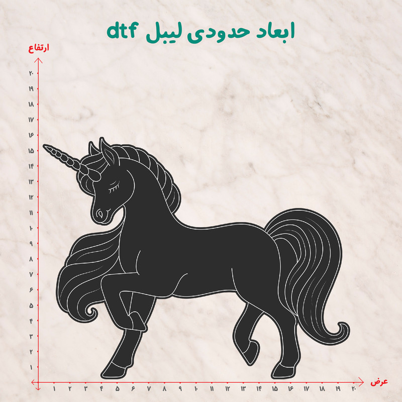 قیمت و خرید استیکر پارچه و لباس مدل dtf طرح یونیکورن کد H20.1203 مجموعه 3 عددی
