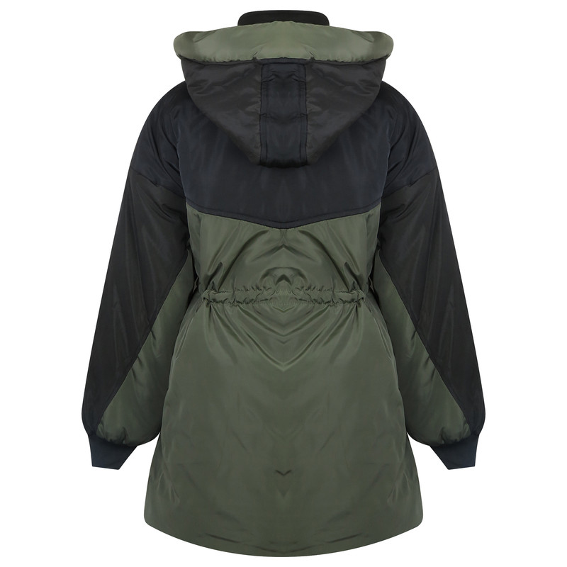 قیمت و خرید کاپشن زنانه مدل کلاه دار کد EE04