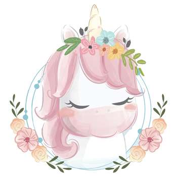 مشخصات، قیمت و خرید استیکر پارچه و لباس مدل dtf طرح یونیکورن کد H20.497 مجموعه 6 عددی | دیجی‌کالا