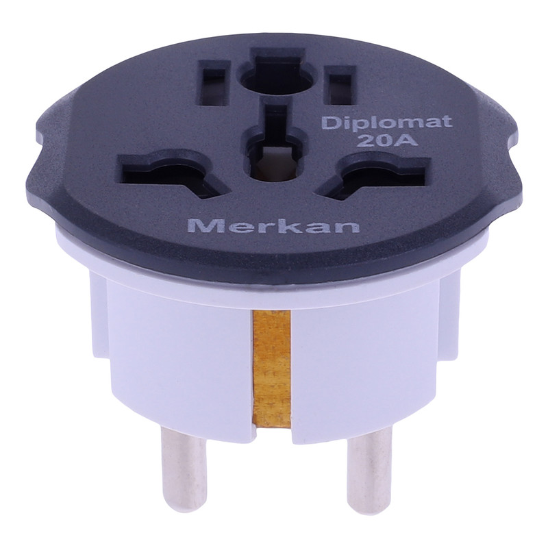 قیمت و خرید دوشاخه تبدیل 3 به 2 دیپلمات مدل Merkan