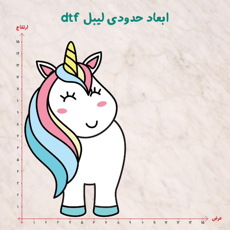قیمت و خرید استیکر پارچه و لباس مدل dtf طرح یونیکورن کد H15.997 مجموعه 4 عددی