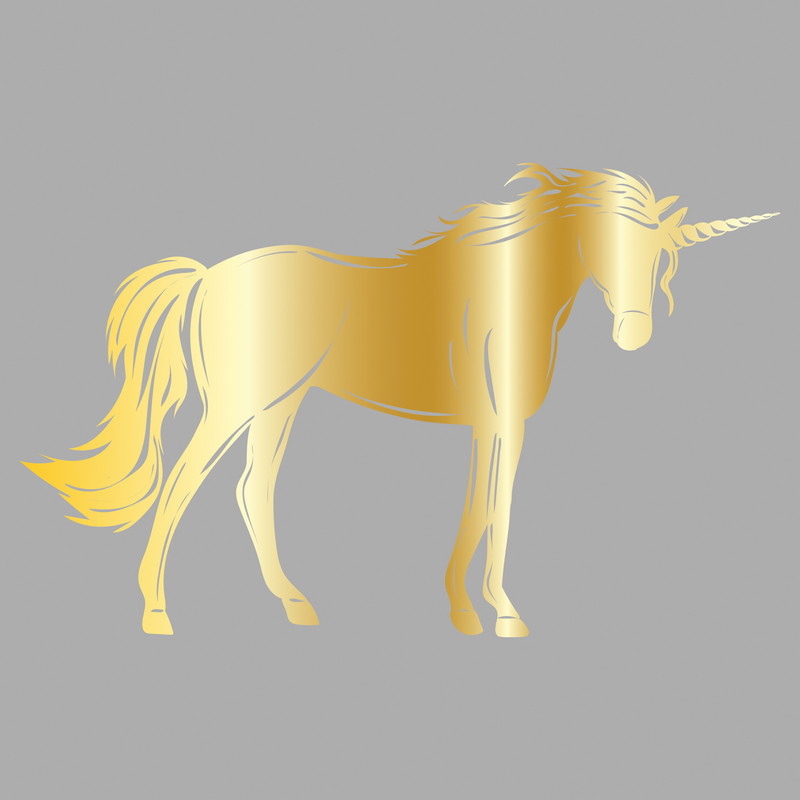 قیمت و خرید استیکر پارچه و لباس مدل dtf طرح یونیکورن کد H15.1103 مجموعه 4 عددی