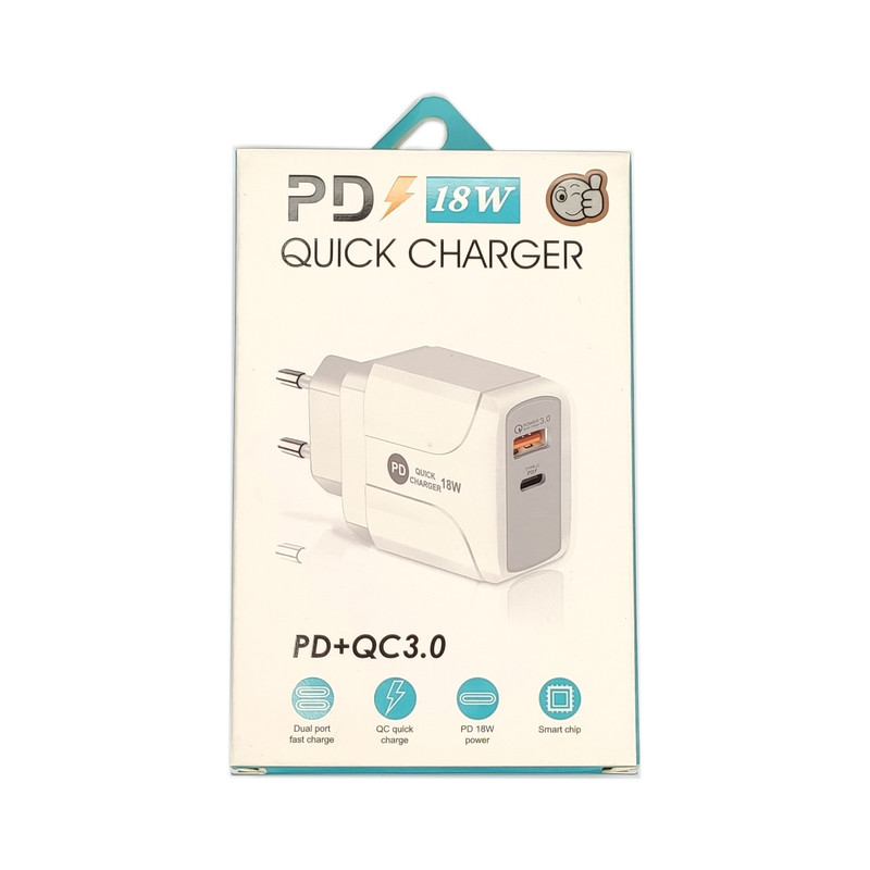 قیمت و خرید آداپتور شارژر اس آر تی لاین مدل PD001-18W