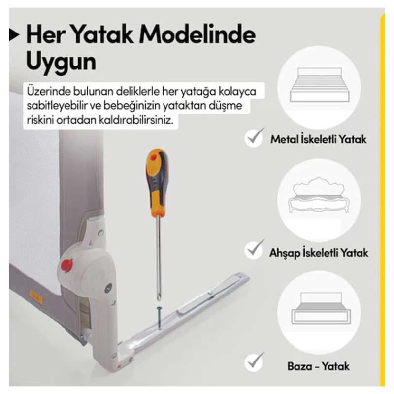 قیمت و خرید محافظ تخت کودک کیوی مدل EXTRA 150