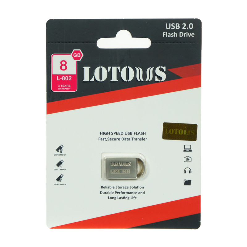 قیمت و خرید فلش مموری لوتوس مدل L802 ظرفیت 8 گیگابایت