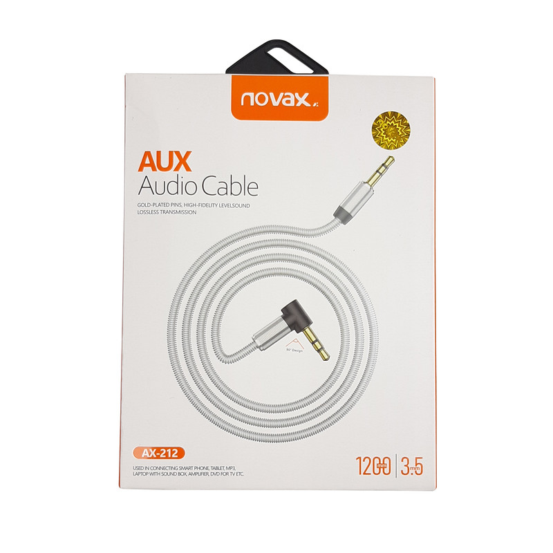 قیمت و خرید کابل AUX نواکس مدل AX-212 طول 1.2 متر