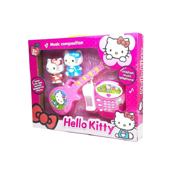قیمت و خرید اسباب بازی تلفن و گیتار هلو کیتی کد 01
