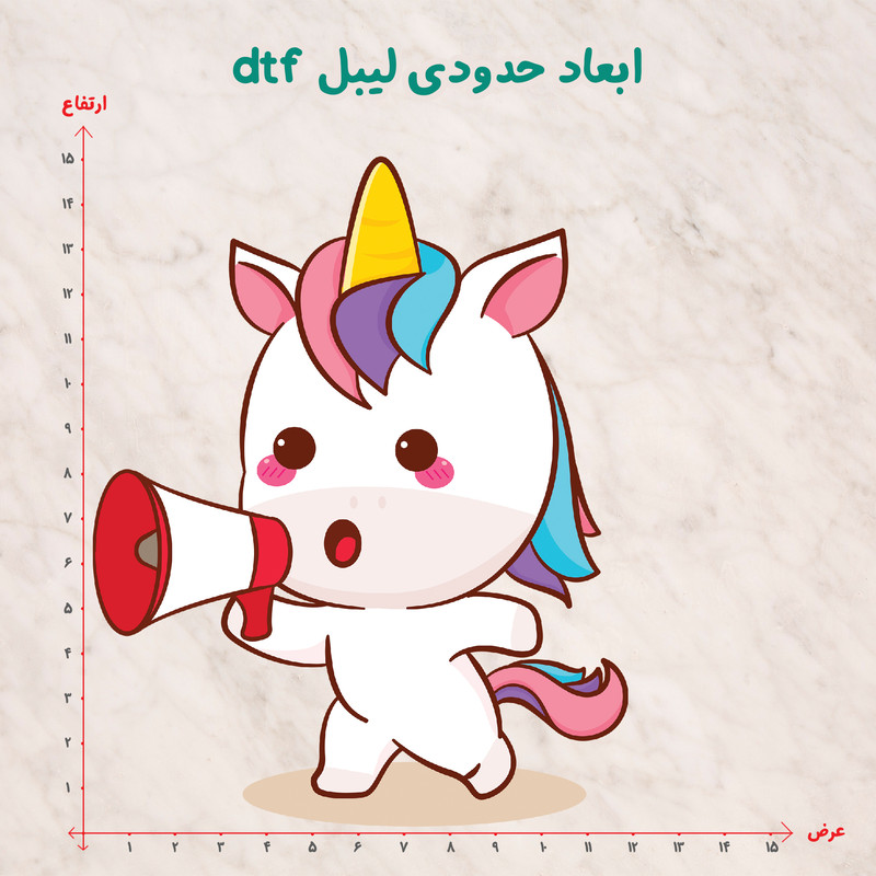 قیمت و خرید استیکر پارچه و لباس مدل dtf طرح یونیکورن کد H15.569 مجموعه 4 عددی